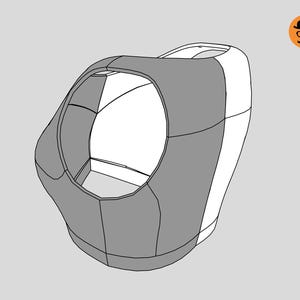 Female Armor No.4 – EVA Foam Chest Plate Cosplay Template (DIY ...