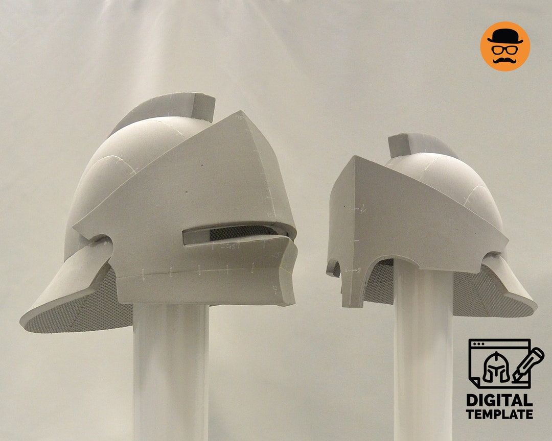 DIY Knight Helmet No7 Template for EVA Foam & Crafting Help Book - Etsy