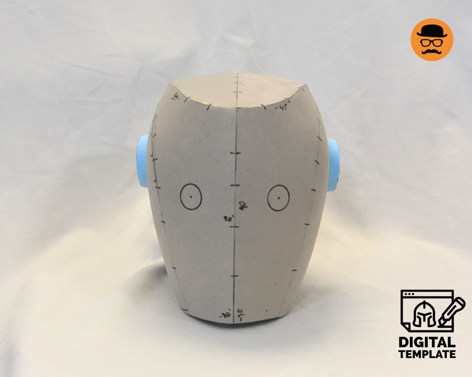 Basic Helmet No.3 - DIY Printable EVA Foam Helmet Pattern for Cosplay ...