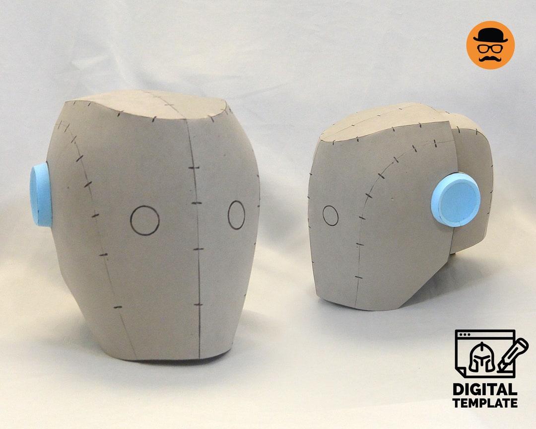 DIY Basic Helmet No3 Digital Pattern for EVA Foam & Crafting Help Book ...