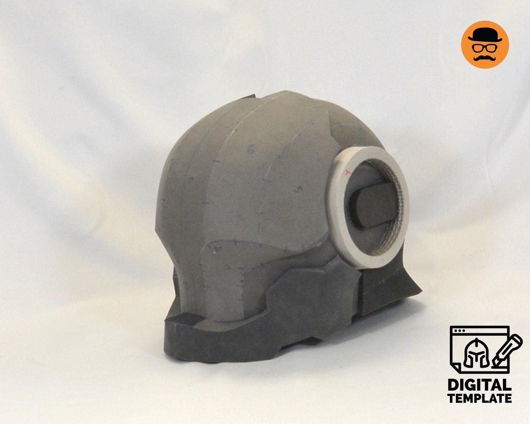 DIY Cyborg No3 Helmet Templates for EVA Foam & Crafting Help Book - Etsy UK