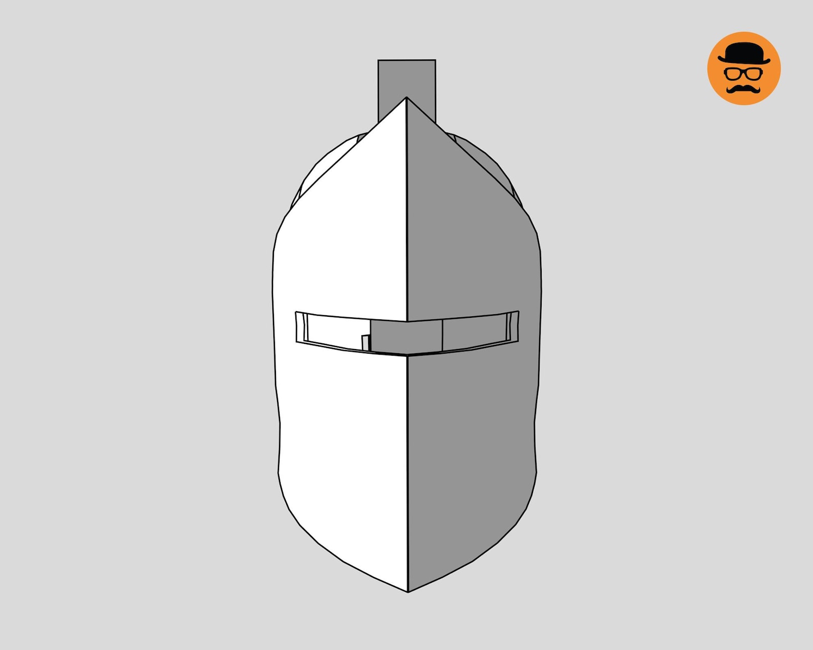 Knight Helmet No7 - DIY Printable EVA Foam Helmet Pattern for Cosplay ...