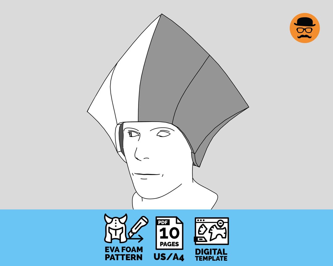 Astral Oracle Crown - DIY Printable EVA Foam Hat Pattern for Cosplay ...