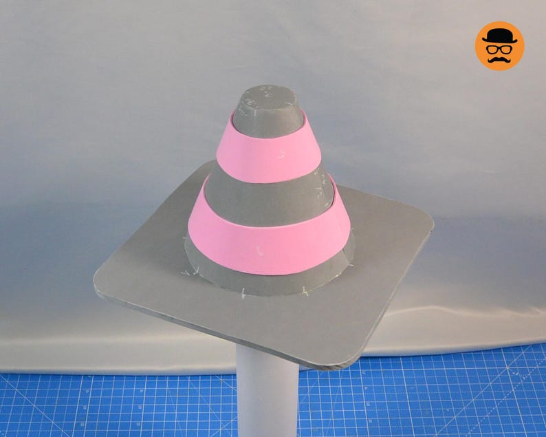 Traffic Cone Prop: DIY Printable EVA Foam Prop Pattern for Cosplay ...