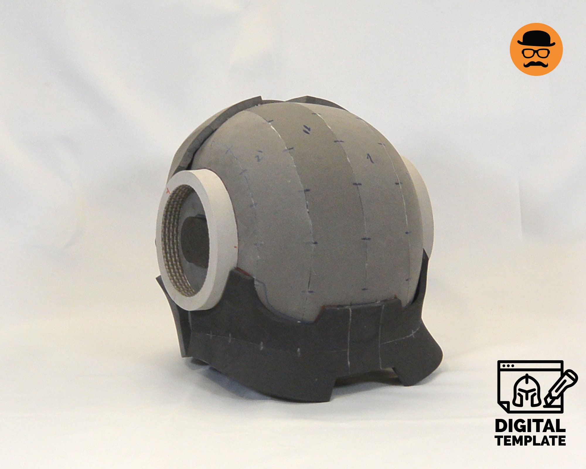 DIY Cyborg No3 Helmet Templates for EVA Foam - Etsy UK