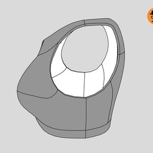 Female Armor No.4 – EVA Foam Chest Plate Cosplay Template (DIY ...