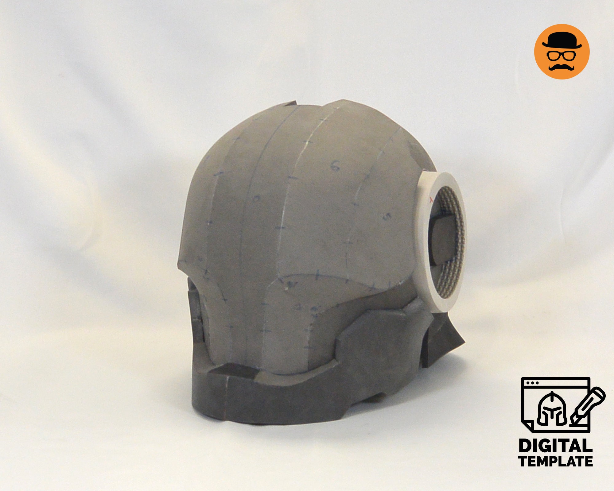 Cyborg No.3 - DIY Printable EVA Foam Helmet Pattern for Cosplay ...