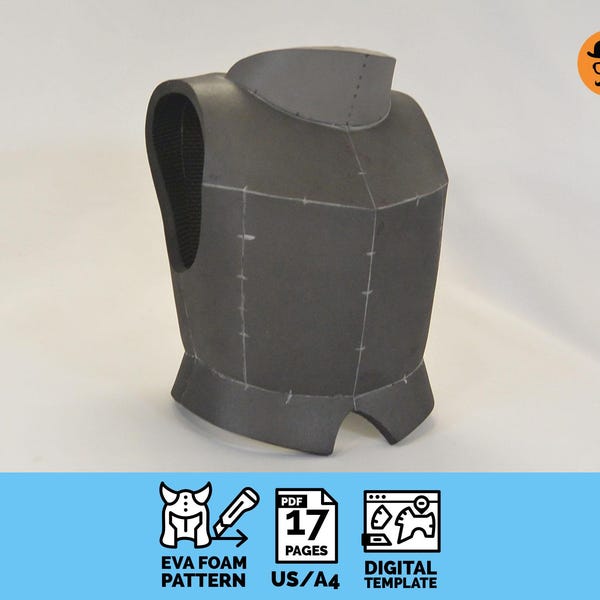 Foam Knight Chest Armor - Etsy