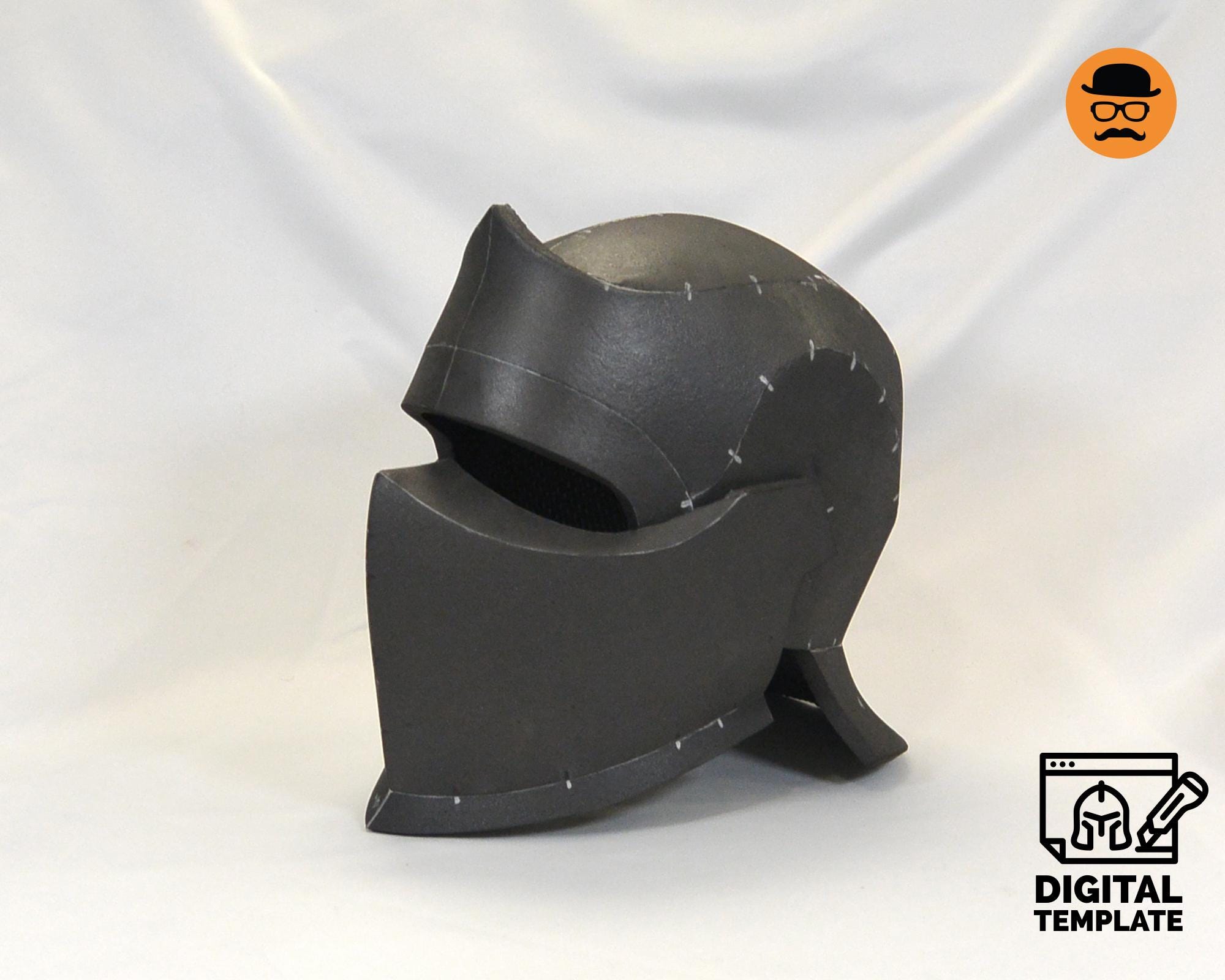 Knight No.5 - DIY Printable EVA Foam Helmet Pattern for Cosplay ...