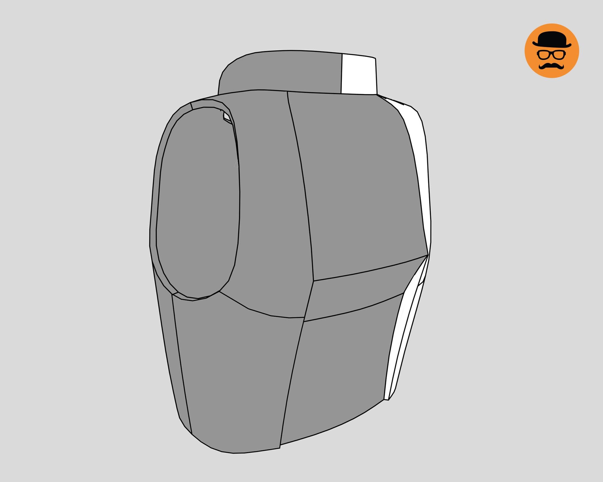 Crescent Core Armor - DIY EVA Foam Chestplate for Cosplay & Sci-fi ...