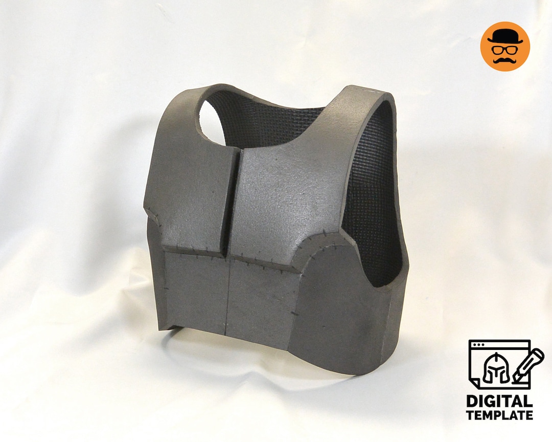 DIY Upper Chest Armor No2 Templates for EVA Foam & Crafting Help Book ...