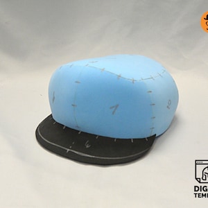 Simple Cap Hat - DIY Printable EVA Foam Hat Pattern for Cosplay ...