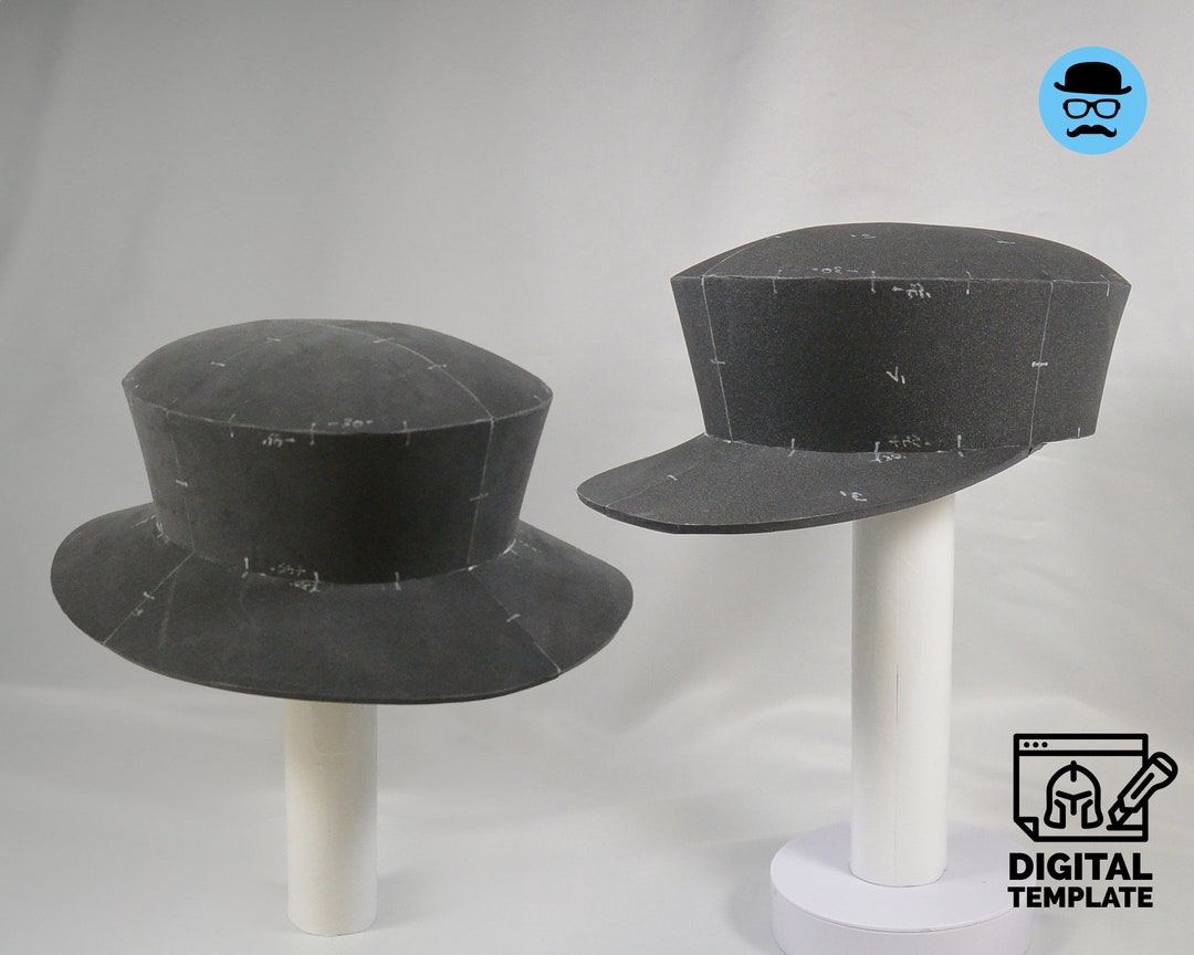 Simple Hat No.3 2in1 DIY Printable EVA Foam Pattern for Cosplay ...