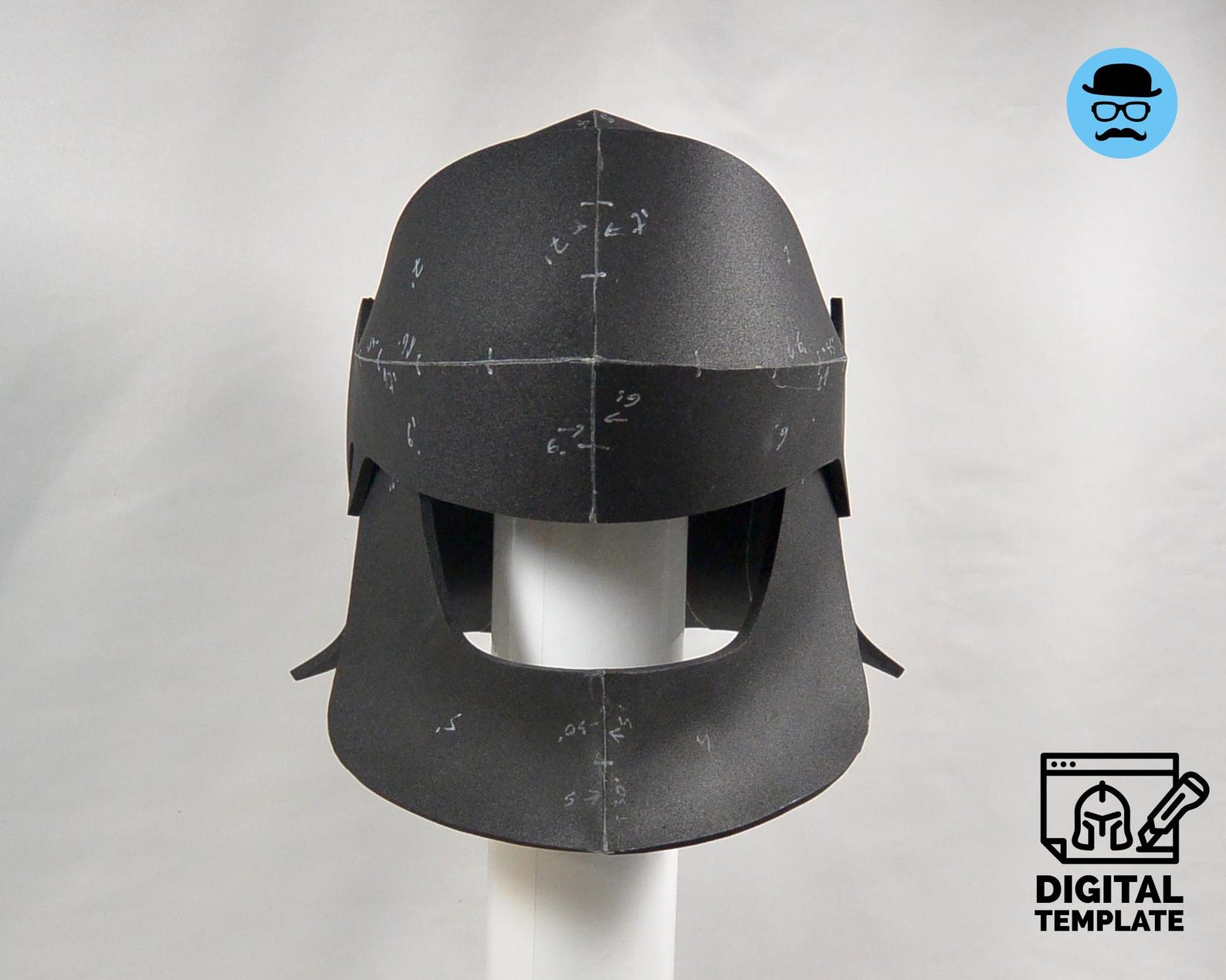 DIY Knight Helmet No.8 - Digital Pattern for EVA Foam - Etsy