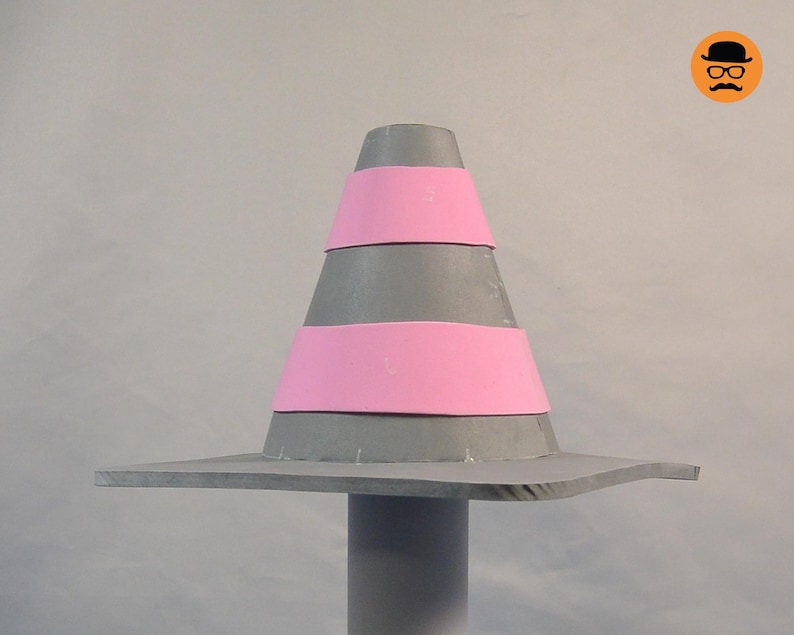 Traffic Cone Prop: DIY Printable EVA Foam Prop Pattern for Cosplay ...