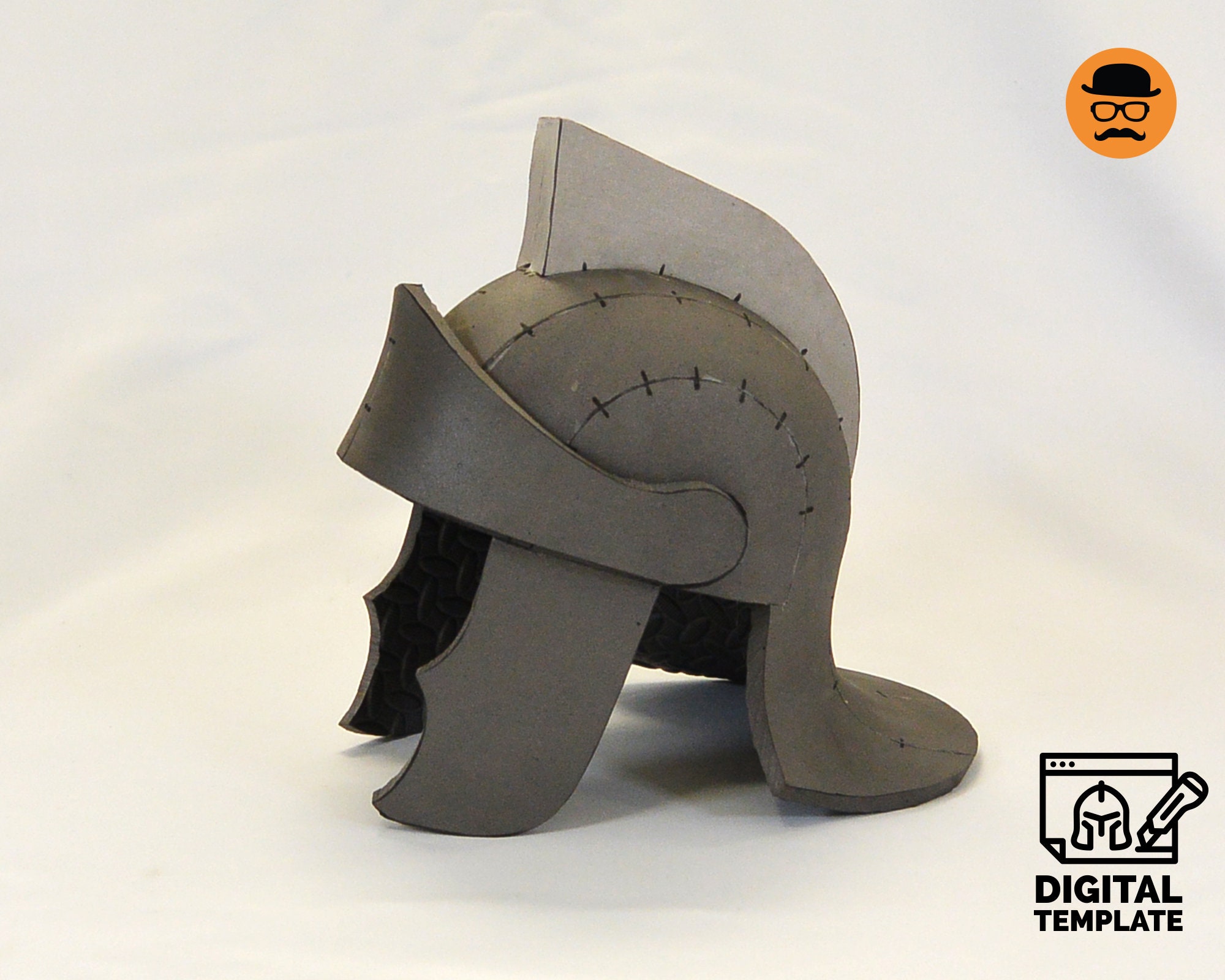 Roman Soldier Helmet Template