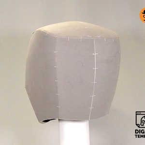 Faceless Helmet No.1: DIY Printable EVA Foam Helmet Pattern for Cosplay ...