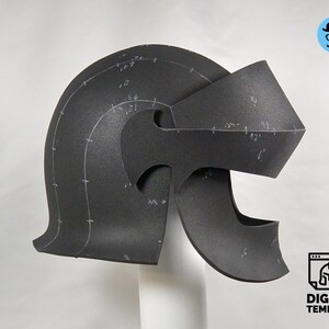 DIY Knight Helmet No.8 - Digital Pattern for EVA Foam - Etsy