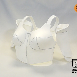 Female Chest Armor No.1 - DIY Printable EVA Foam Armor Pattern for ...