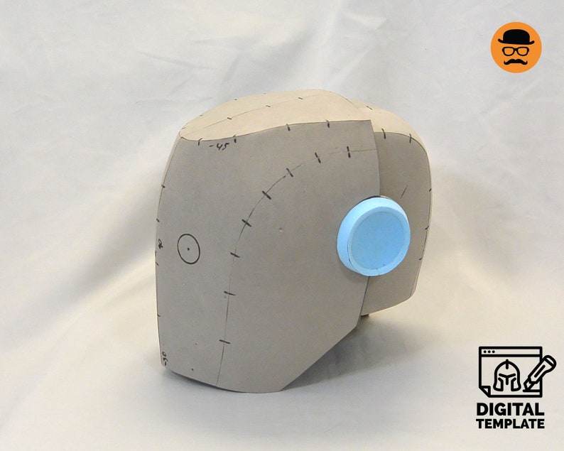 Basic Helmet No.3 - DIY Printable EVA Foam Helmet Pattern for Cosplay ...