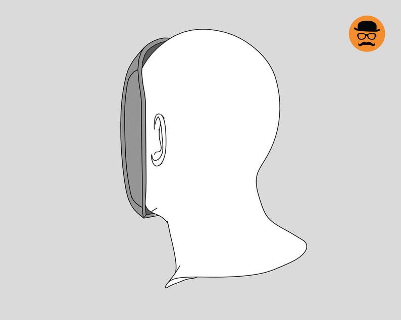 Simple Face Mask: DIY Printable EVA Foam Mask Pattern for Cosplay ...