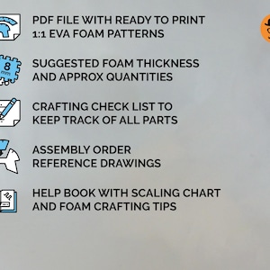 Upper Chest Armor No.4 - DIY Printable EVA Foam Pattern for Cosplay ...