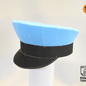Hat No1 3in1: DIY Printable EVA Foam Hat Patterns for Cosplay, Scalable ...