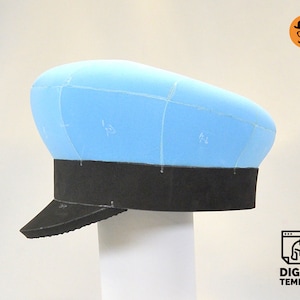 Hat No1 3in1: DIY Printable EVA Foam Hat Patterns for Cosplay, Scalable ...