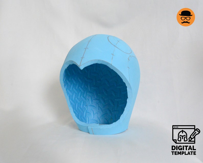 Helmet With Horns - DIY Printable EVA Foam Pattern for Cosplay ...