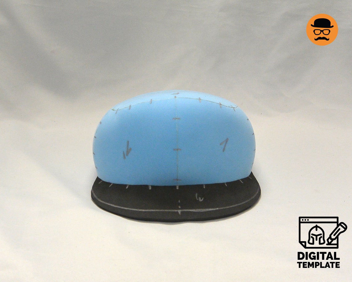 Simple Cap Hat - DIY Printable EVA Foam Hat Pattern for Cosplay ...