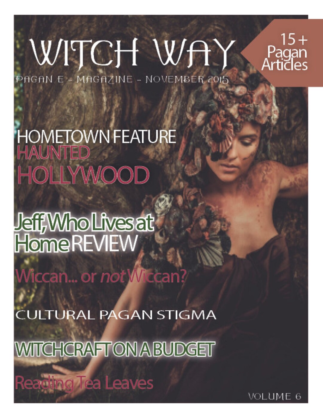 November 2015 Vol 6 Witch Way Magazine the Pagan E-magazine WWMAG - Etsy