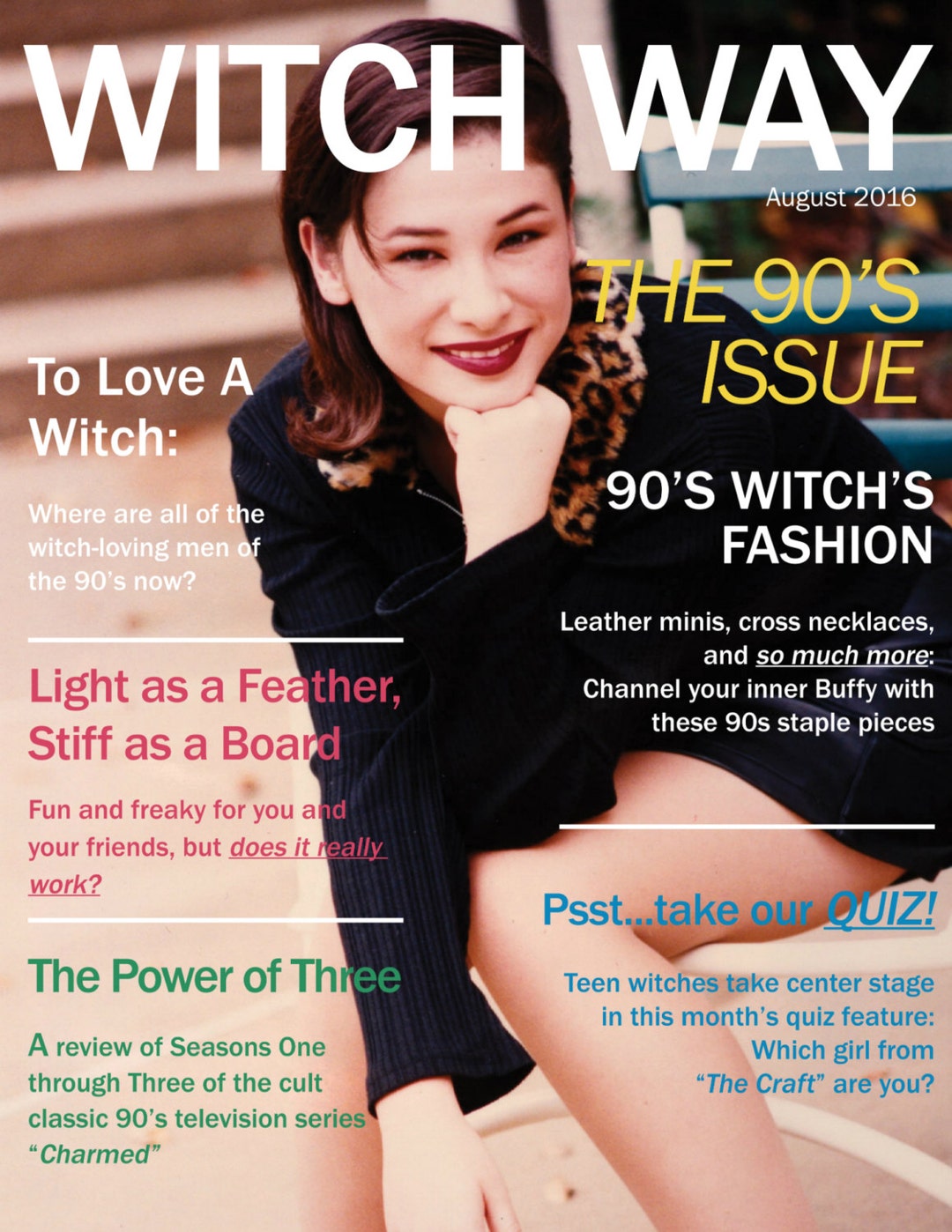 August 2016 Vol #15 - DIGITAL- the 90s Issue - Witch Way Magazine ...