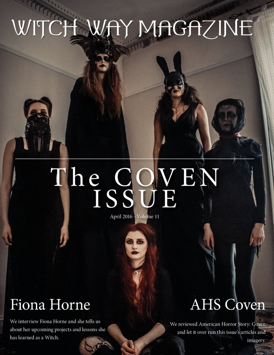 April 2016 Vol #11 Witch Way Magazine - DIGITAL - the Coven Issue-fiona ...