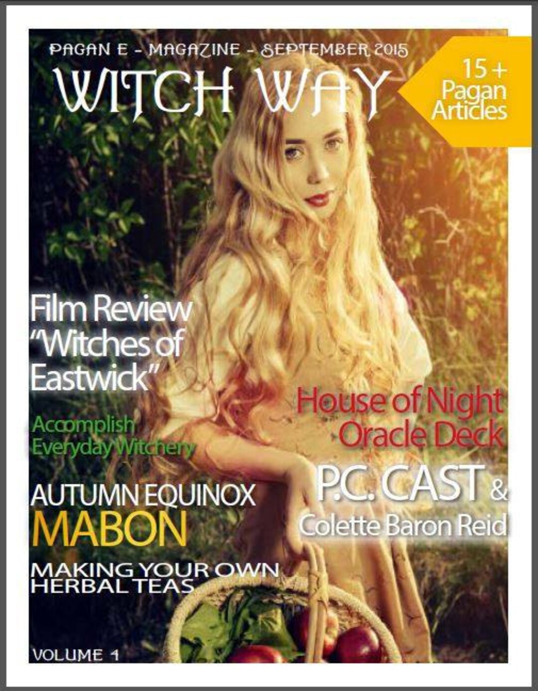 September 2015 Vol 4 Witch Way Magazine Pagan E-magazine Witch/spells ...