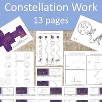 The 88 Astronomical Constellations Educational Flashcards - Etsy