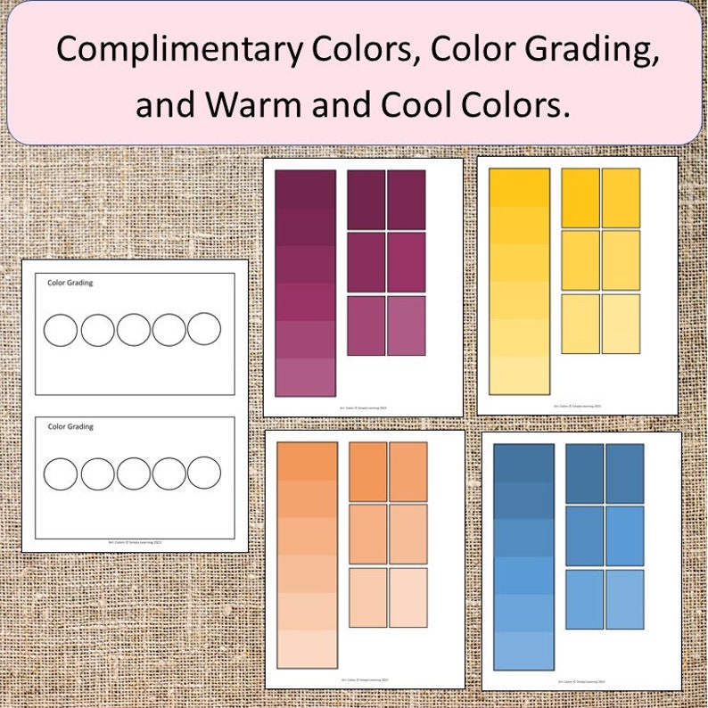 Art Colors: Warm and Cool Colors, Grading Colors, Complimentary Colors ...