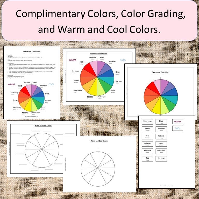 Art Colors: Warm and Cool Colors, Grading Colors, Complimentary Colors ...