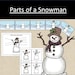 Parts of a Snowman Fun Winter Activity Montessori Preschool Homeschool ...