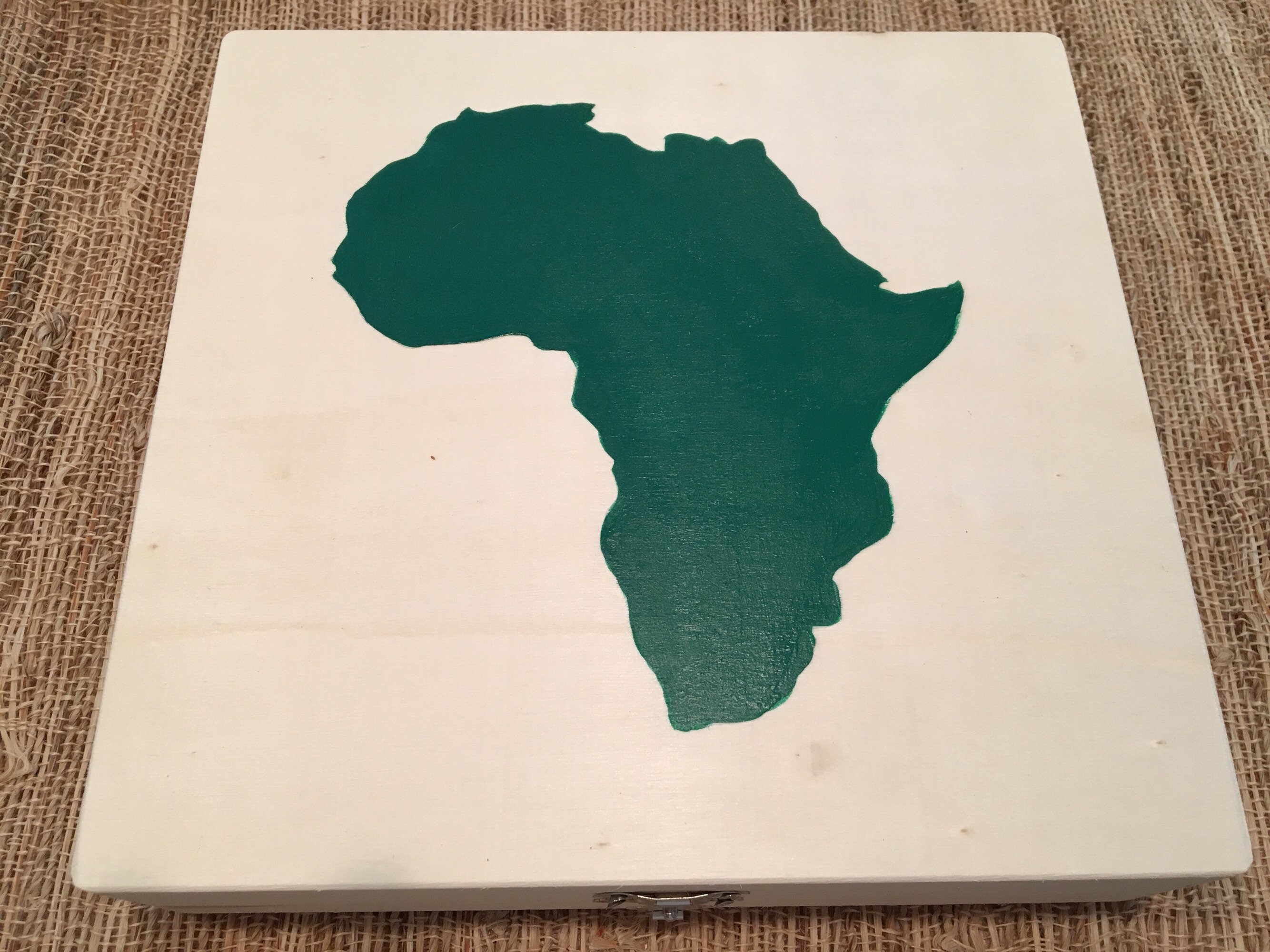 7-hand Painted Continent Boxes ONLY Boxes Preschool Montessori Waldorf ...