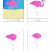 Parts of a Flamingo Summer Activity Three Part Cards Montessori ...