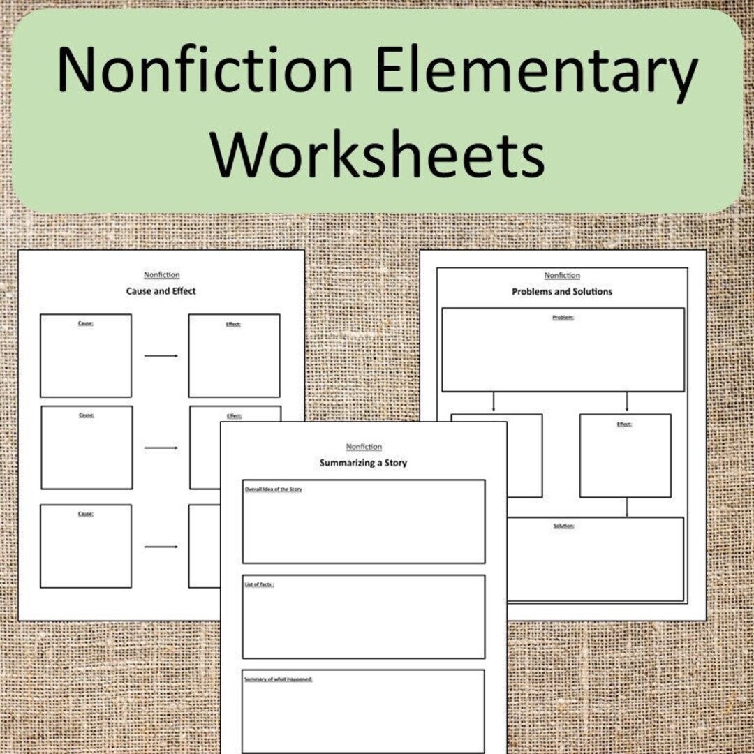 Nonfiction Writing Worksheets Montessori Elementary Homeschool - Etsy