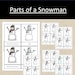 Parts of a Snowman Fun Winter Activity Montessori Preschool Homeschool ...