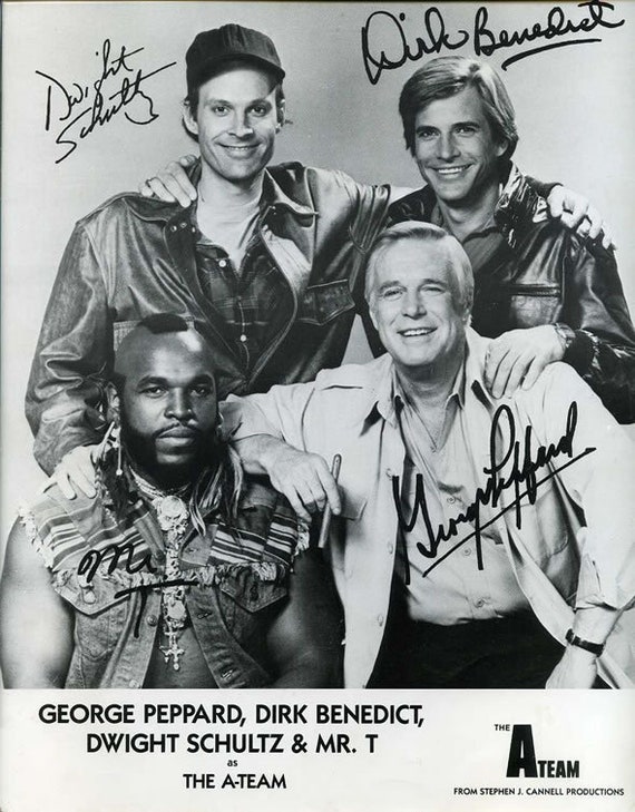 FULL CAST The A-Team Signed 8 x 10 Autograph Reprint Free | Etsy
