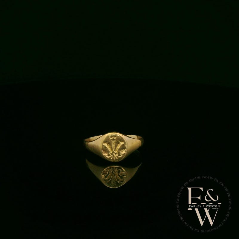 Mens Heavy 9ct Ring - Etsy