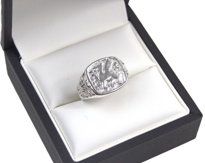 A Welsh Silver Wedding Ring, Finger Size V - Etsy