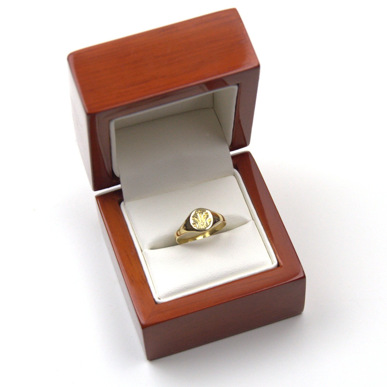 Signet Ring Gold Prince of Wales Feathers - Etsy