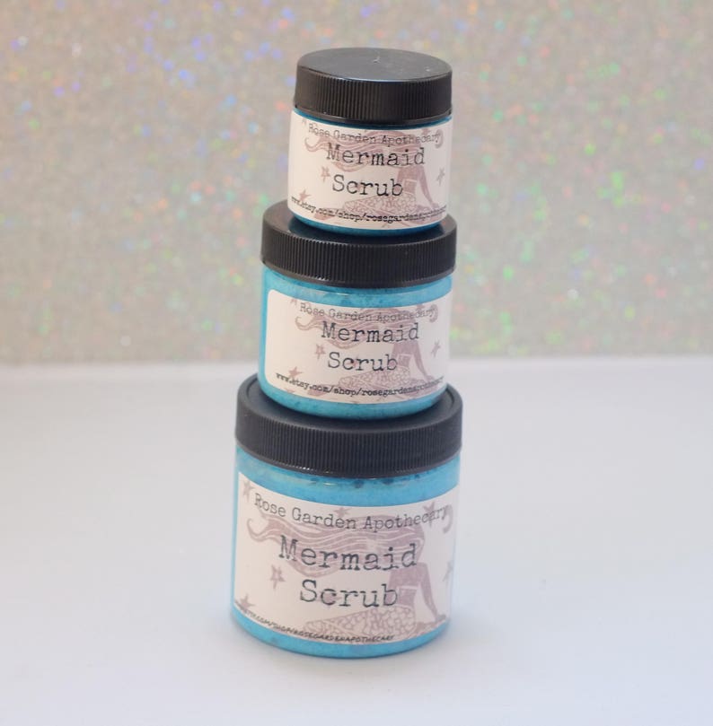 Mermaid Body Scrub Dead Sea Salt Infused Creamy Foaming Scrub - Etsy