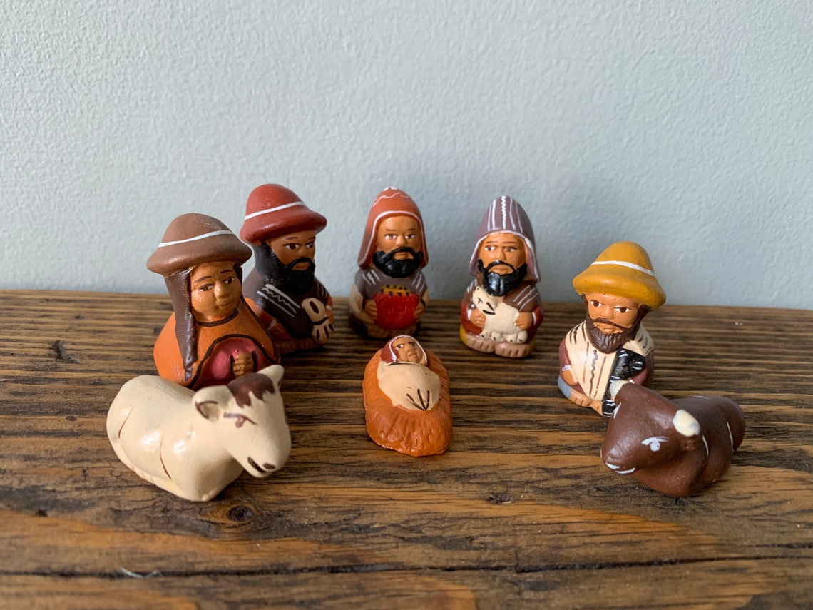 Nativity Scene Nativity Set Ceramic Nativity Set 8 Pieces - Etsy