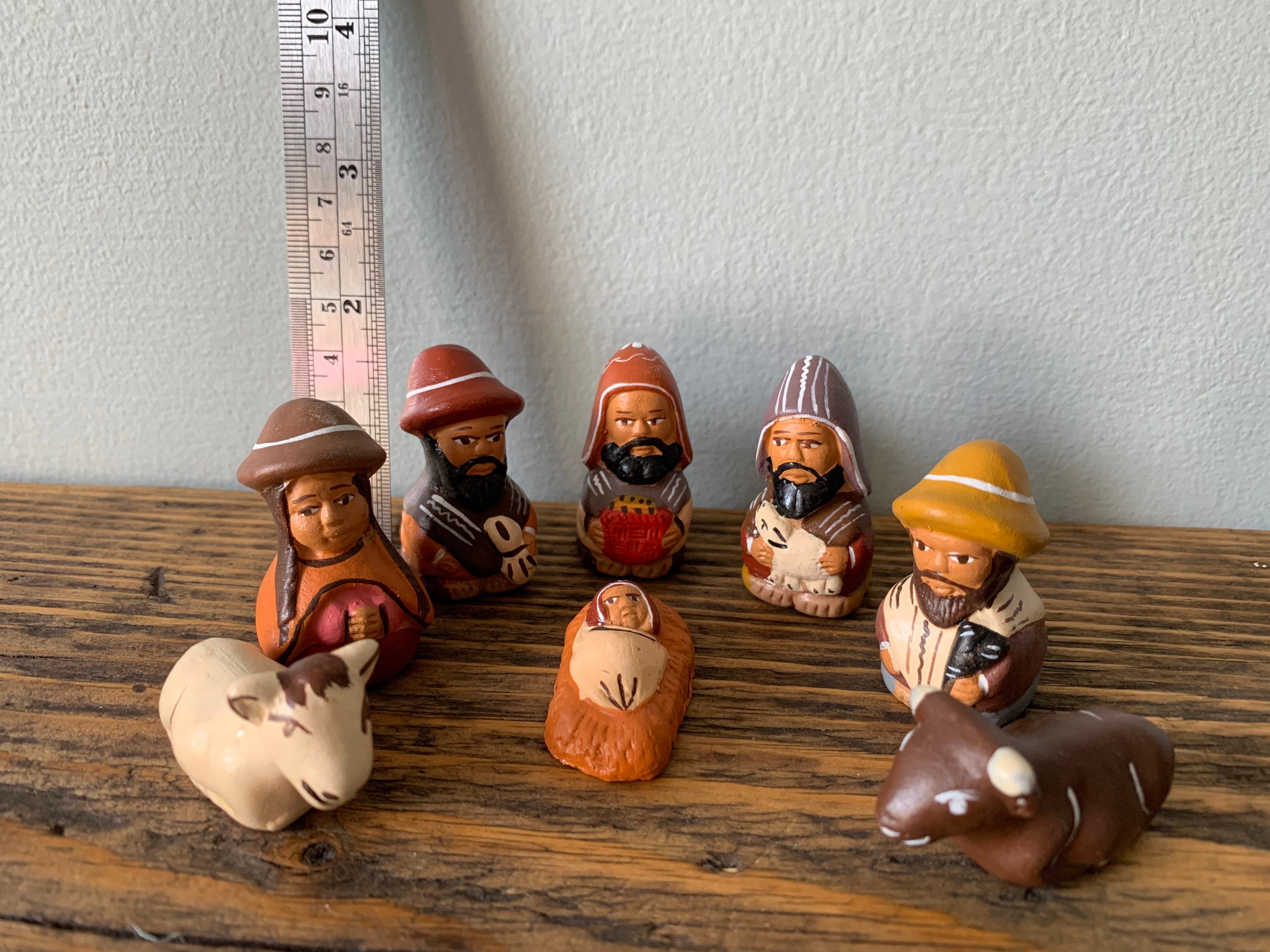Nativity Scene Nativity Set Ceramic nativity set 8 pieces | Etsy