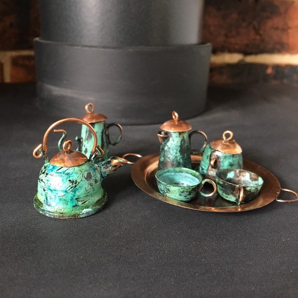 Miniature Tea Set - Etsy